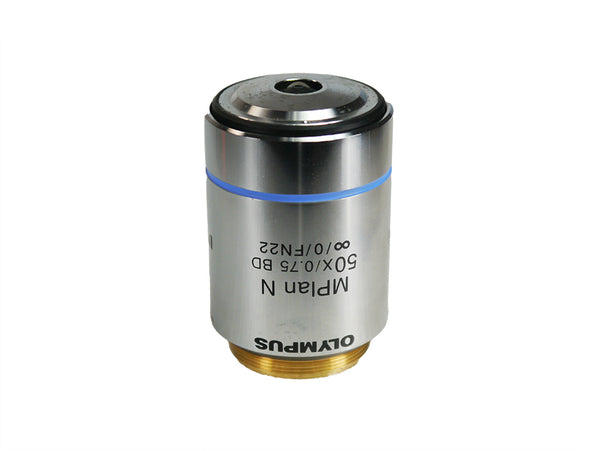 Olympus Microscope Objective Lens Mplan 50X – Spectrographic Ltd