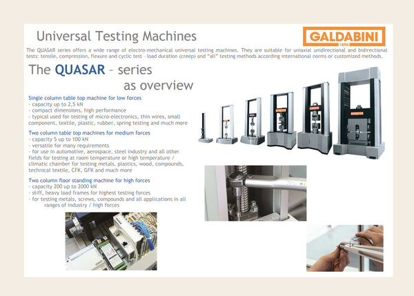 Galdabini Quasar 1000 – Spectrographic Ltd