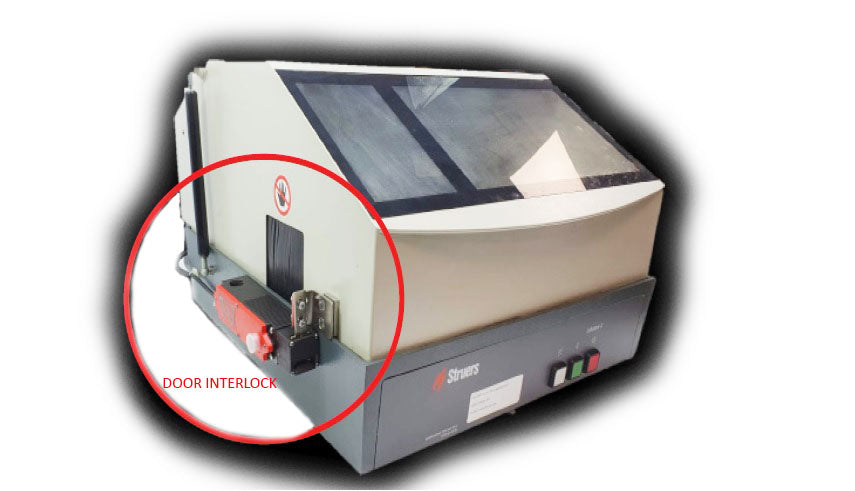 Cutting Machine Door Safety Interlock – Spectrographic Ltd
