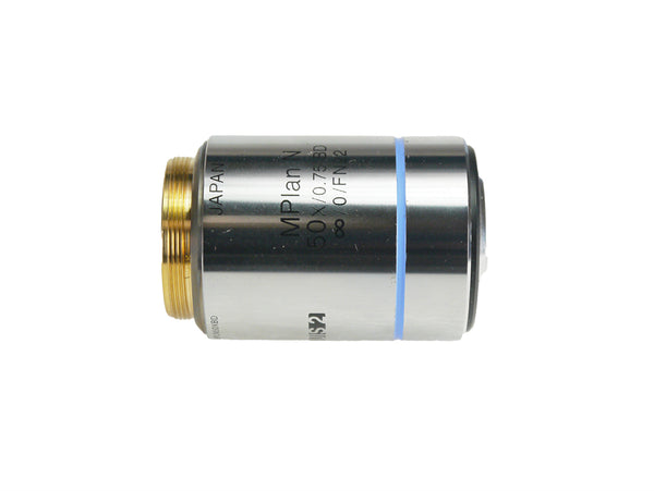 Olympus Microscope Objective Lens Mplan 50X – Spectrographic Ltd